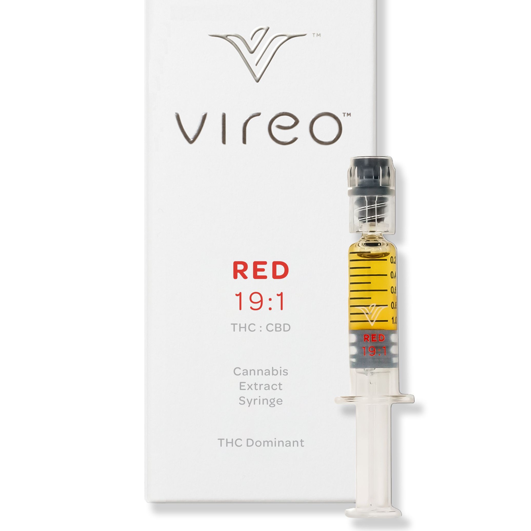 Vireo Health: Vireo Red Distillate Vaporization Syringe - 1 g Syringe ...